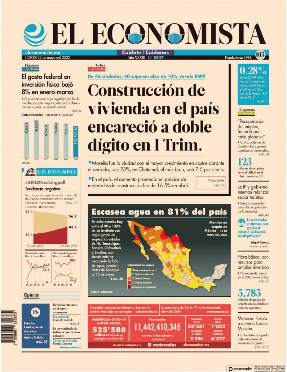 Portadas de los principales diarios nacionales de México | Tus Buenas ...