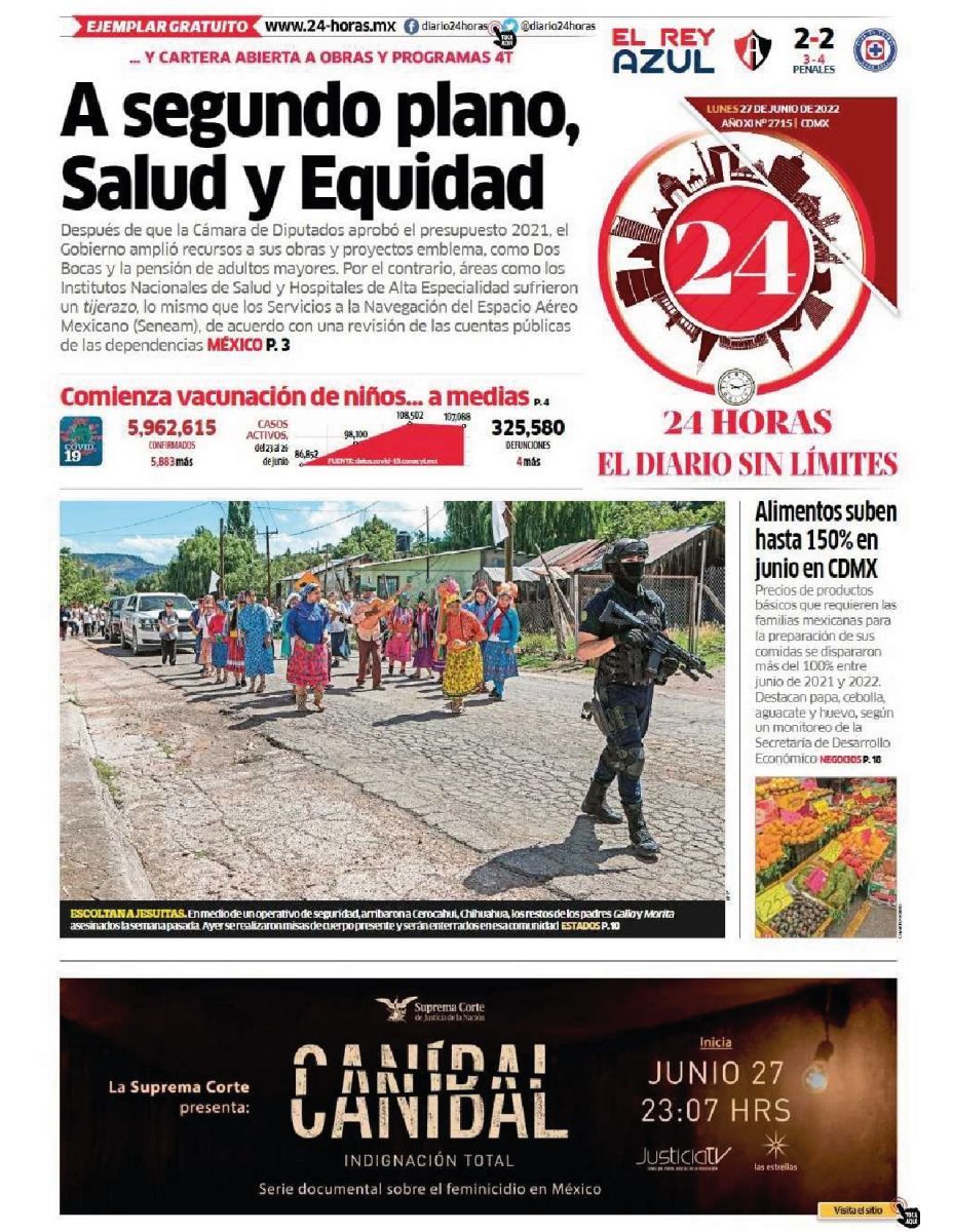 Portadas De Los Principales Diarios Nacionales De México Tus Buenas